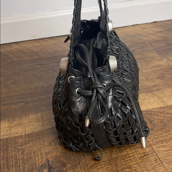 Abro | Bags | Abro Black Genuine Leather Handbag | Poshmark